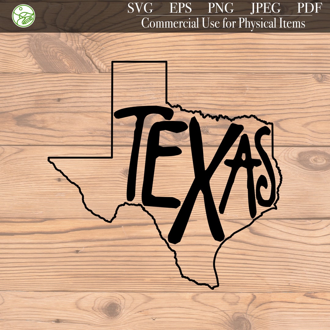 Texas State Design Download. SVG Cut File for Cricut/silhouette. PNG ...
