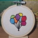 Hand Embroidered Balloons. 3inch Hoop - Etsy