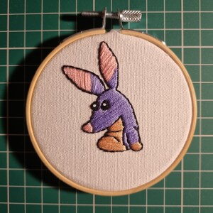 Bob Bilby Bluey Hand Embroidery. 3inch Hoop. - Etsy