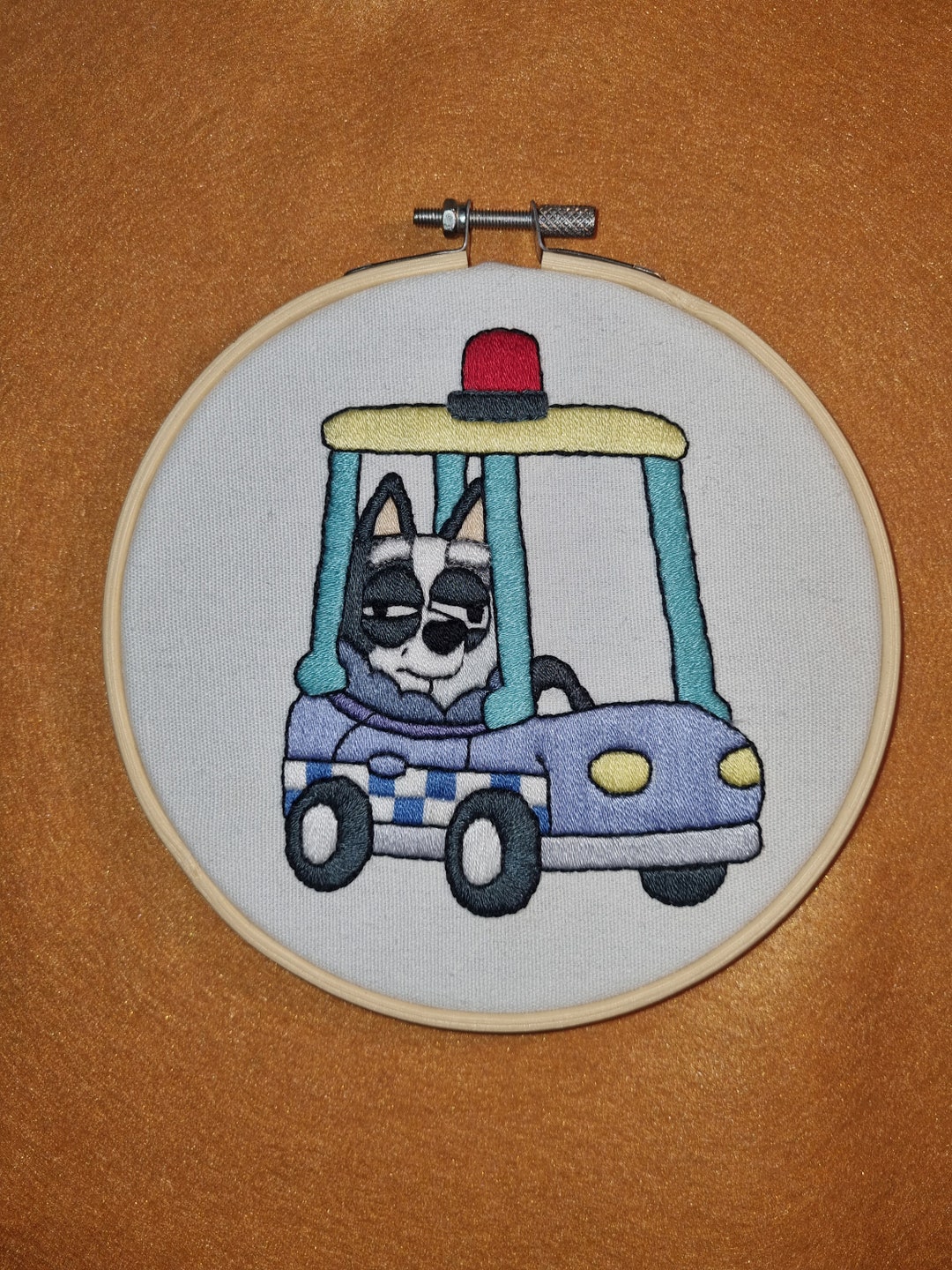 Muffin Heeler. Bluey. Hand Embroidery. 6inch Hoop. - Etsy