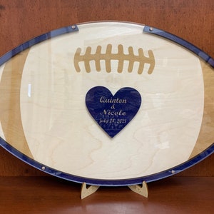 Wedding Guestbook Alternative, Football Guestbook, Guestbook, Wedding ...