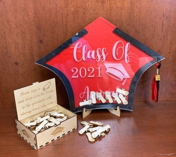 Graduation Name Drop Guest Book Keepsake Guest Book - Etsy