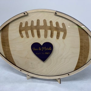 Wedding Guestbook Alternative, Football Guestbook, Guestbook, Wedding ...