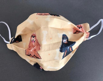 Cocker Spaniel Face Mask - Etsy