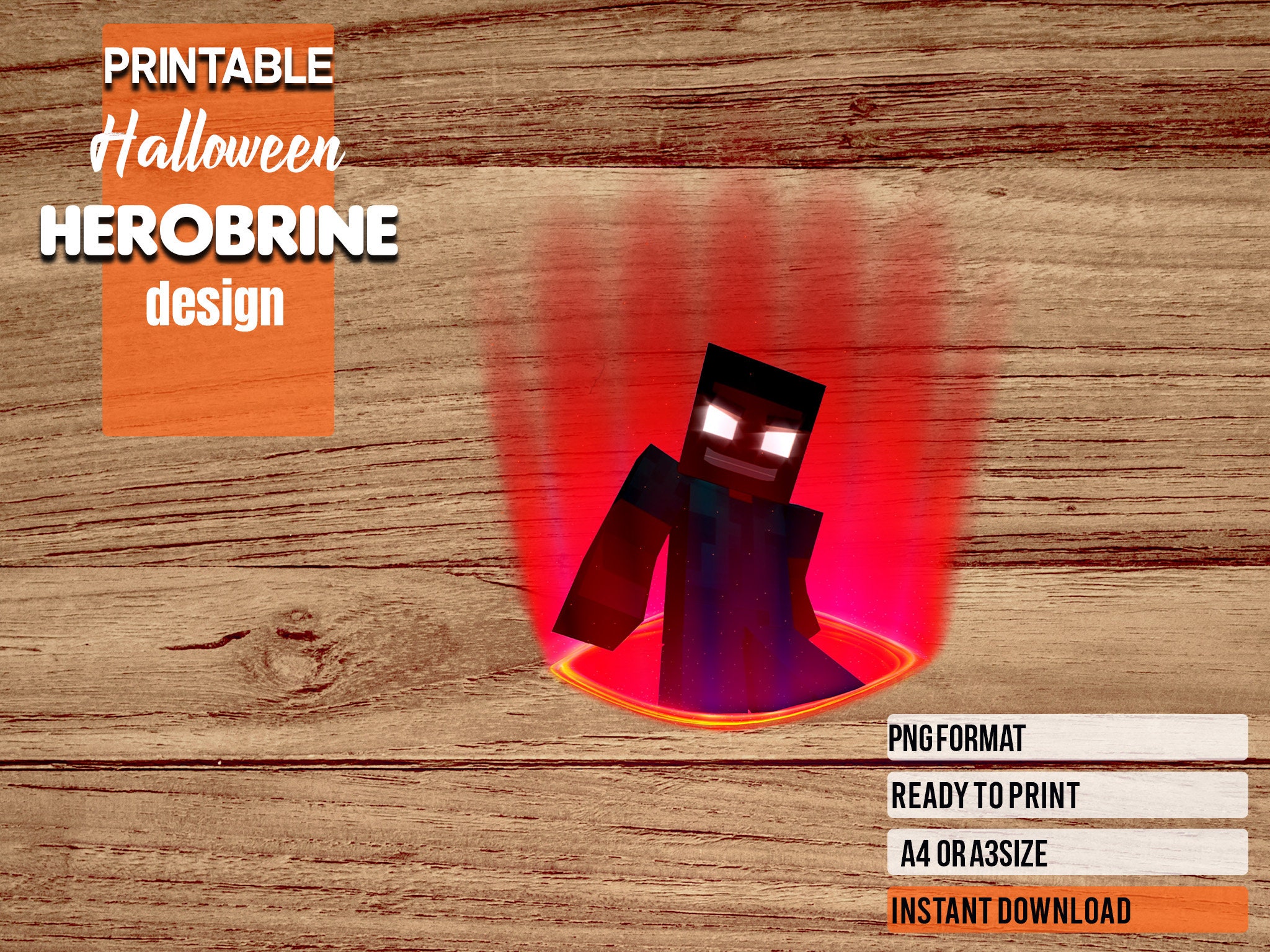 Minecraft Skins Herobrine Template