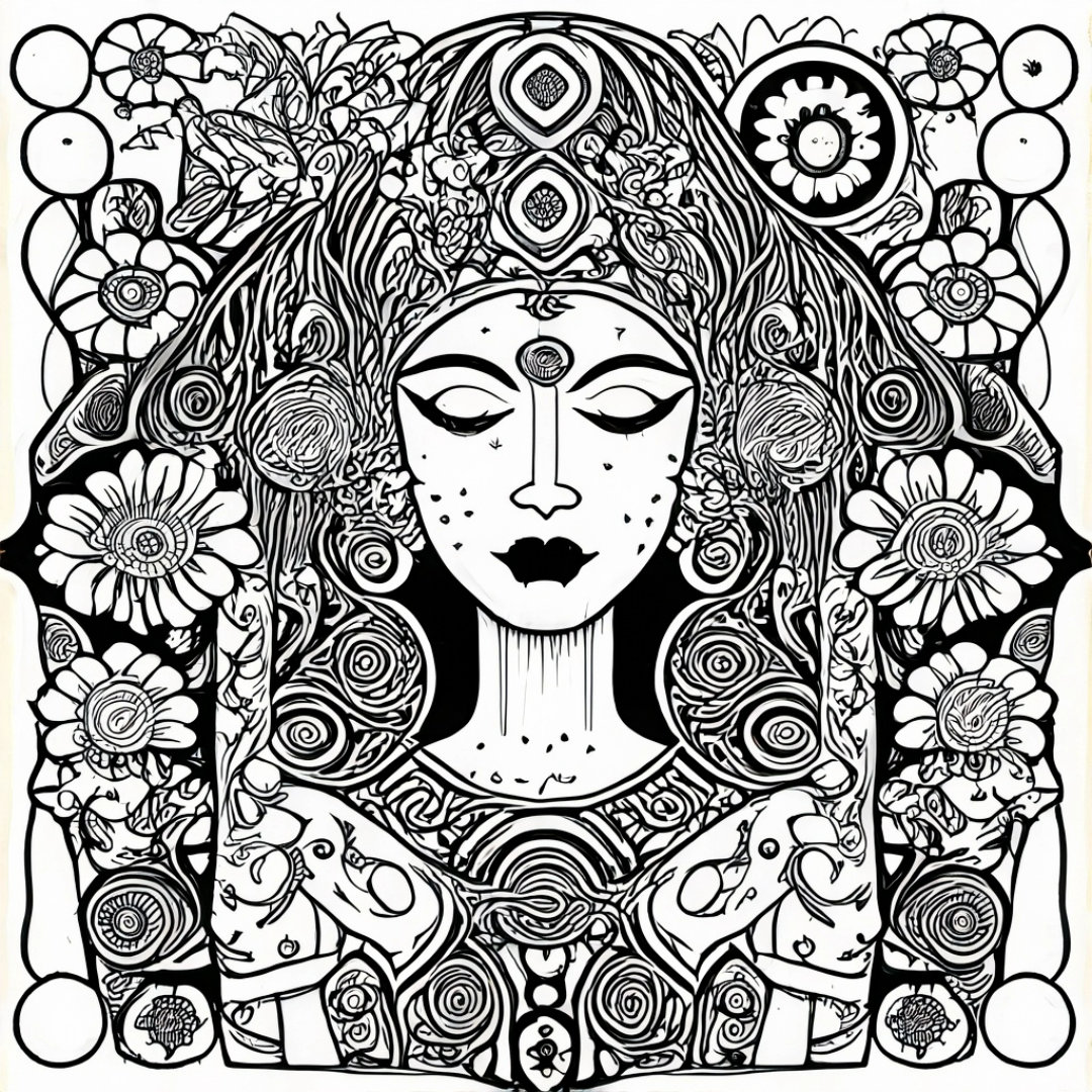 Sacred Feminine Coloring Sheet, 39 Sacred Feminine Coloring Pages, Pdf ...