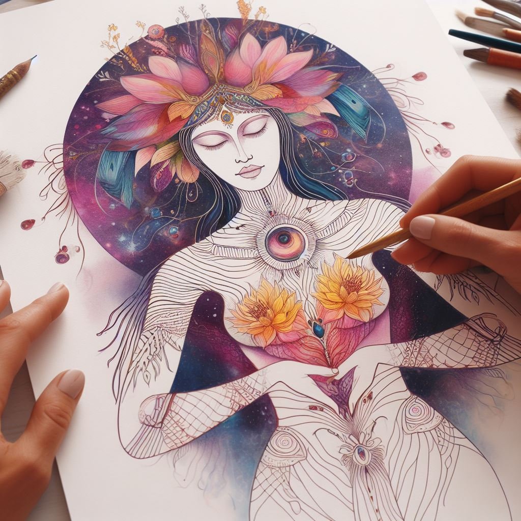 Sacred Feminine Coloring Sheet, 39 Sacred Feminine Coloring Pages, Pdf ...