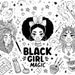 Black Girl Magic Coloring Pages: Rainbow Illustrations (digital ...