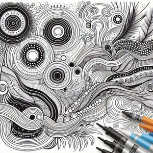 Contemporary Aboriginal Art Coloring Book: A Celebration of Tradition ...