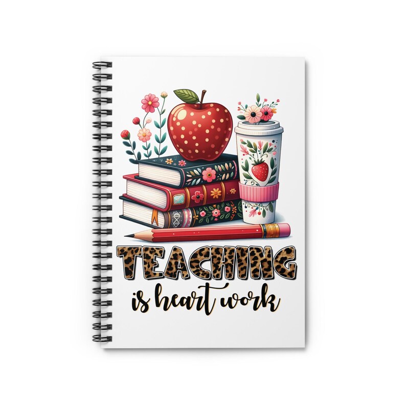 Teacher Appreciation Spiral Notebook Ruled Line, Journal, Gift, Thank ...
