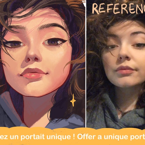 Wall Hangings Home Decor Semi realistic Digital Portrait Home & Living ...