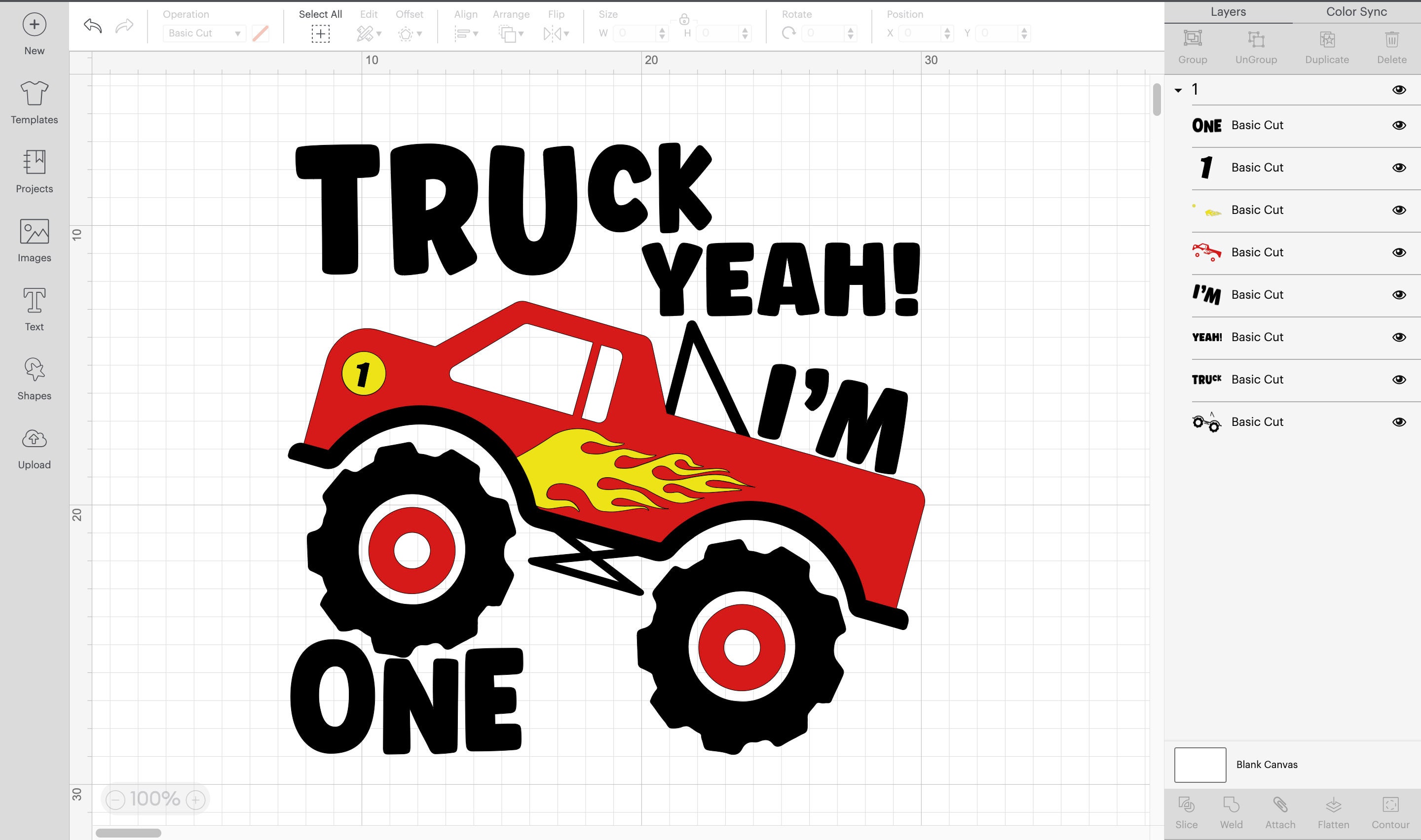 Truck Yeah Svg 1st Birthday Svg Birthday Boy First - Etsy