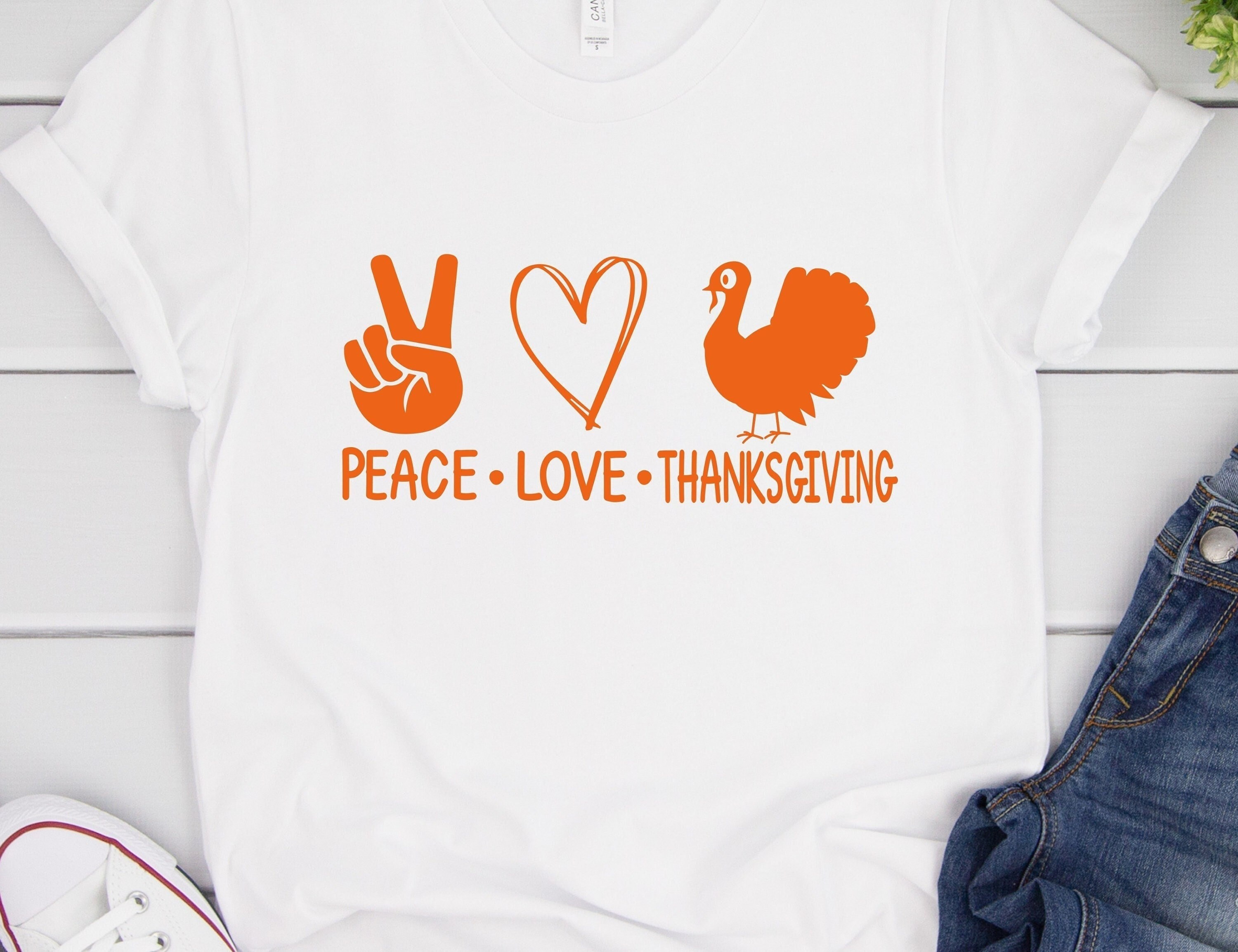 Peace Love Turkey SVG , Thanksgiving SVG , Cute Fall Svg , Peace Love ...