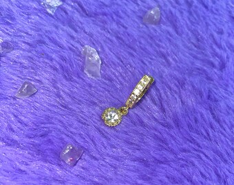 Fake Rhinestone Nose Ring - Etsy