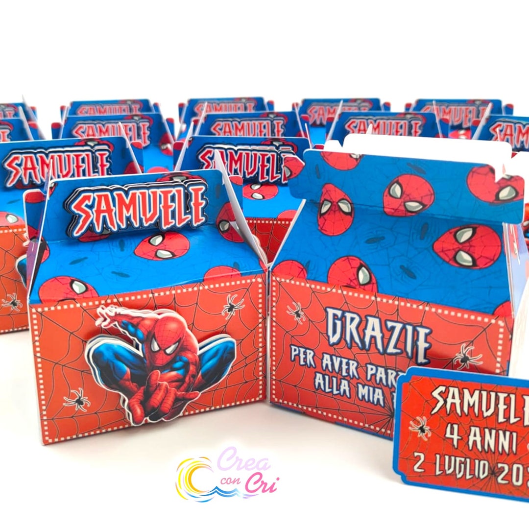 N.10 Spiderman Themed Boxes, Gable Box Model, Suitable for Girls' and ...