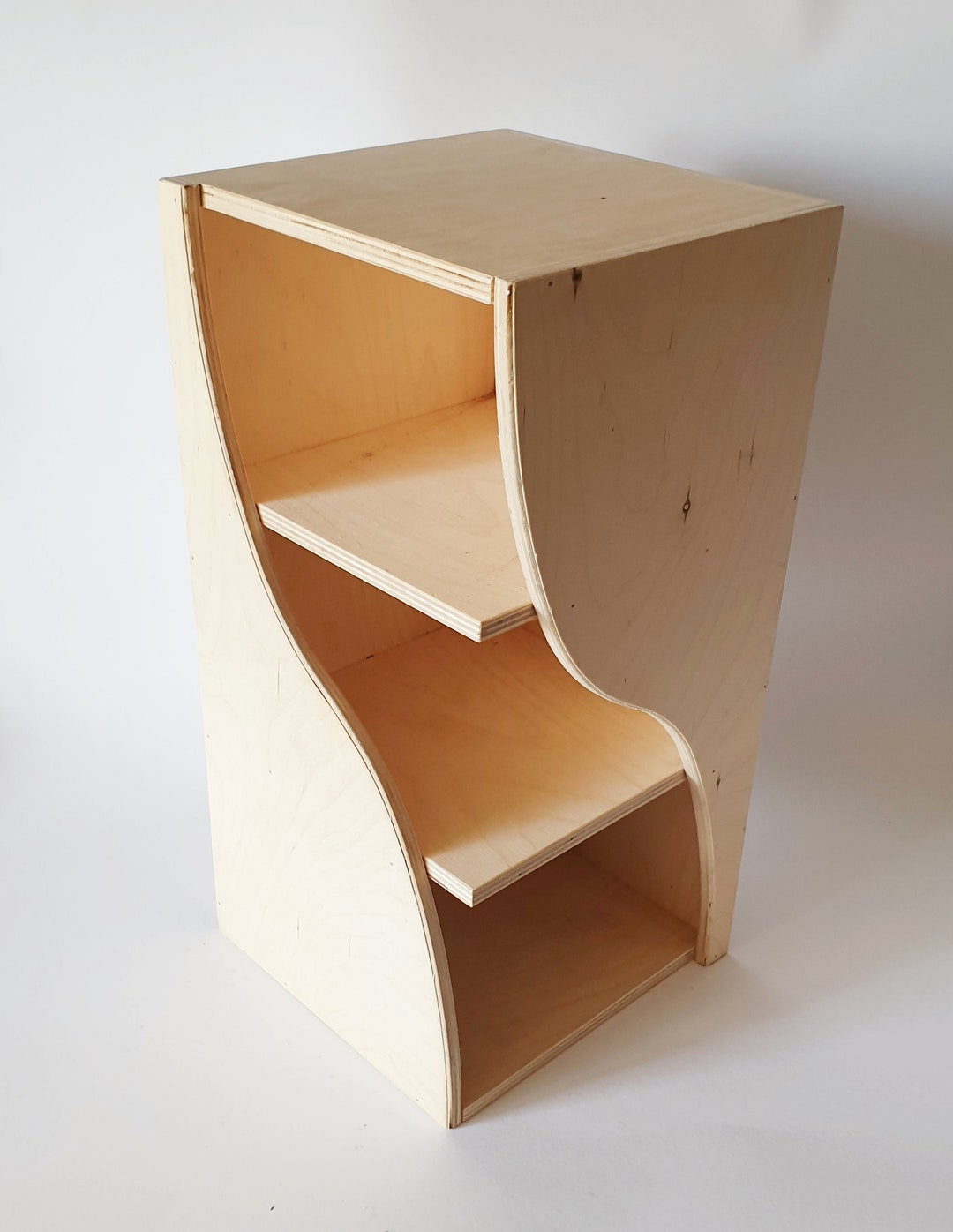 Wooden Chest Box Box With 3 Compartments, Jewelry Wood Box, Unpainted ...