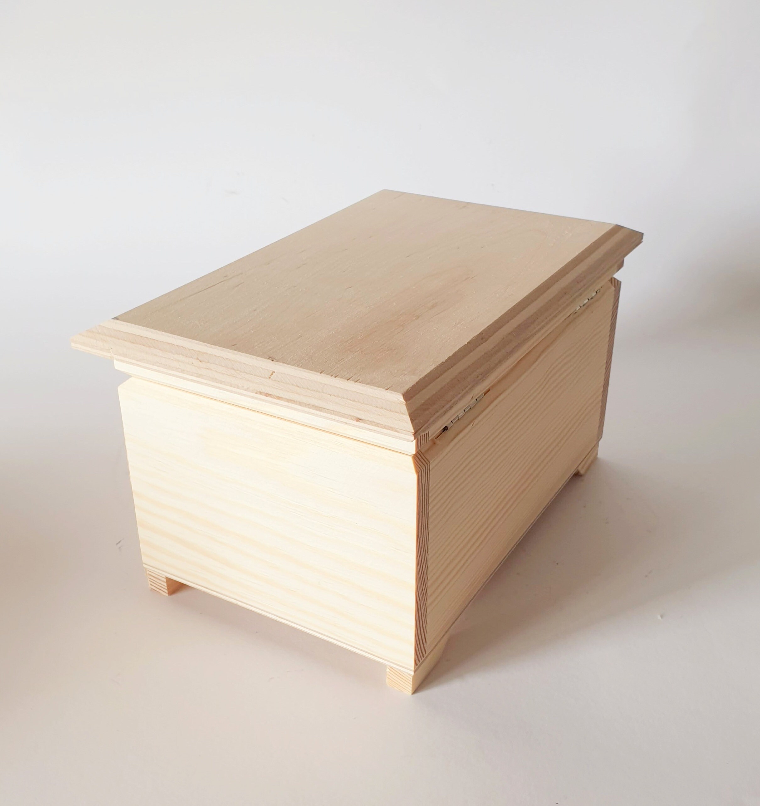 Chest Box With 3 Drawers and Mirror Cosmetics Wood Box - Etsy