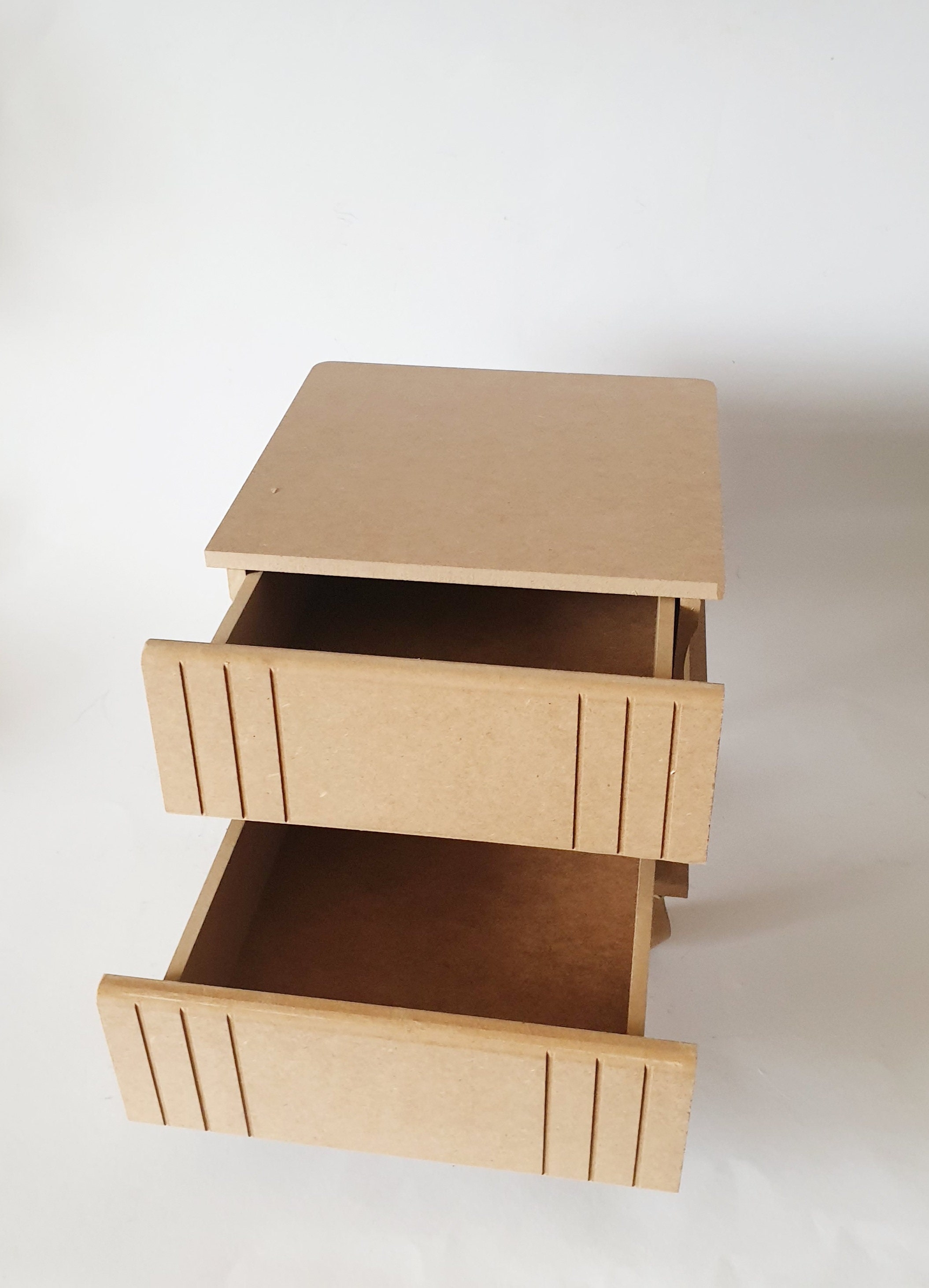 Two-storied Unfinished MDF Book Box , Unpainted MDF Box ,decoupage Box ...