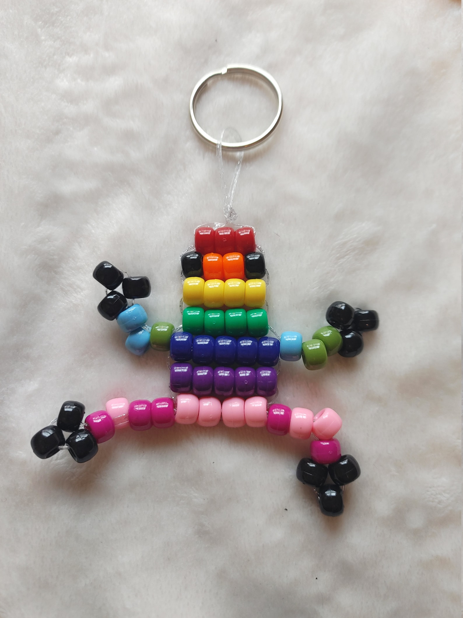 Pony Bead Key Chains - Etsy