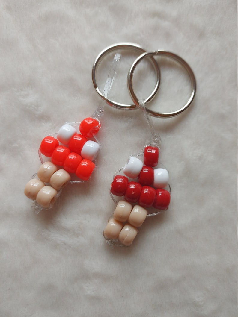Pony Bead Key Chains - Etsy