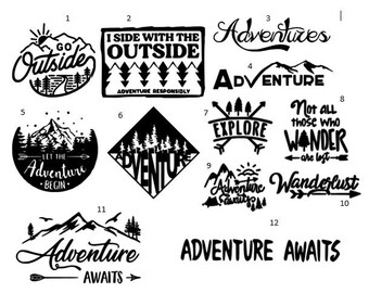 Adventure Car Decal | Etsy