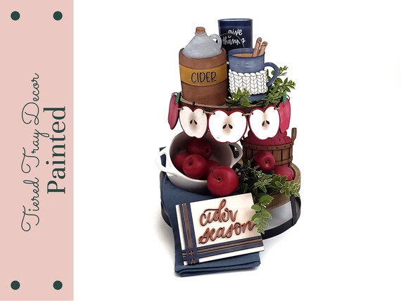 Home Décor Fall Mini Signs. Apple Cider Apple Cider Tier Tray mini ...