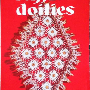 1950's Vintage Crochet Book - Ruffled Doilies - Round, Tatted, Oval ...