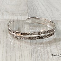 Feather Bangle - Etsy