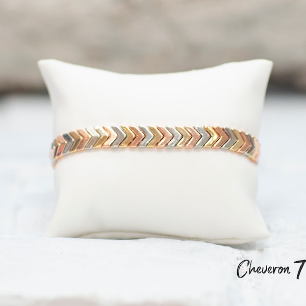 Chevron Bracelet - Etsy