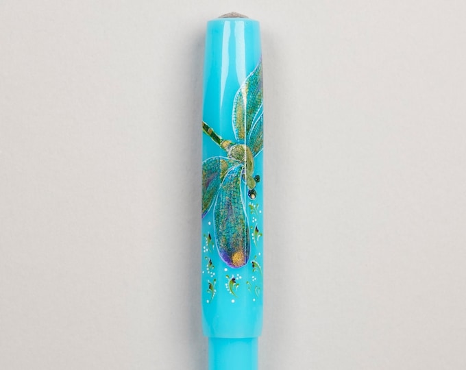 Kaweco Hand-painted Dragonfly Design Fountain Pen M Nib - Etsy