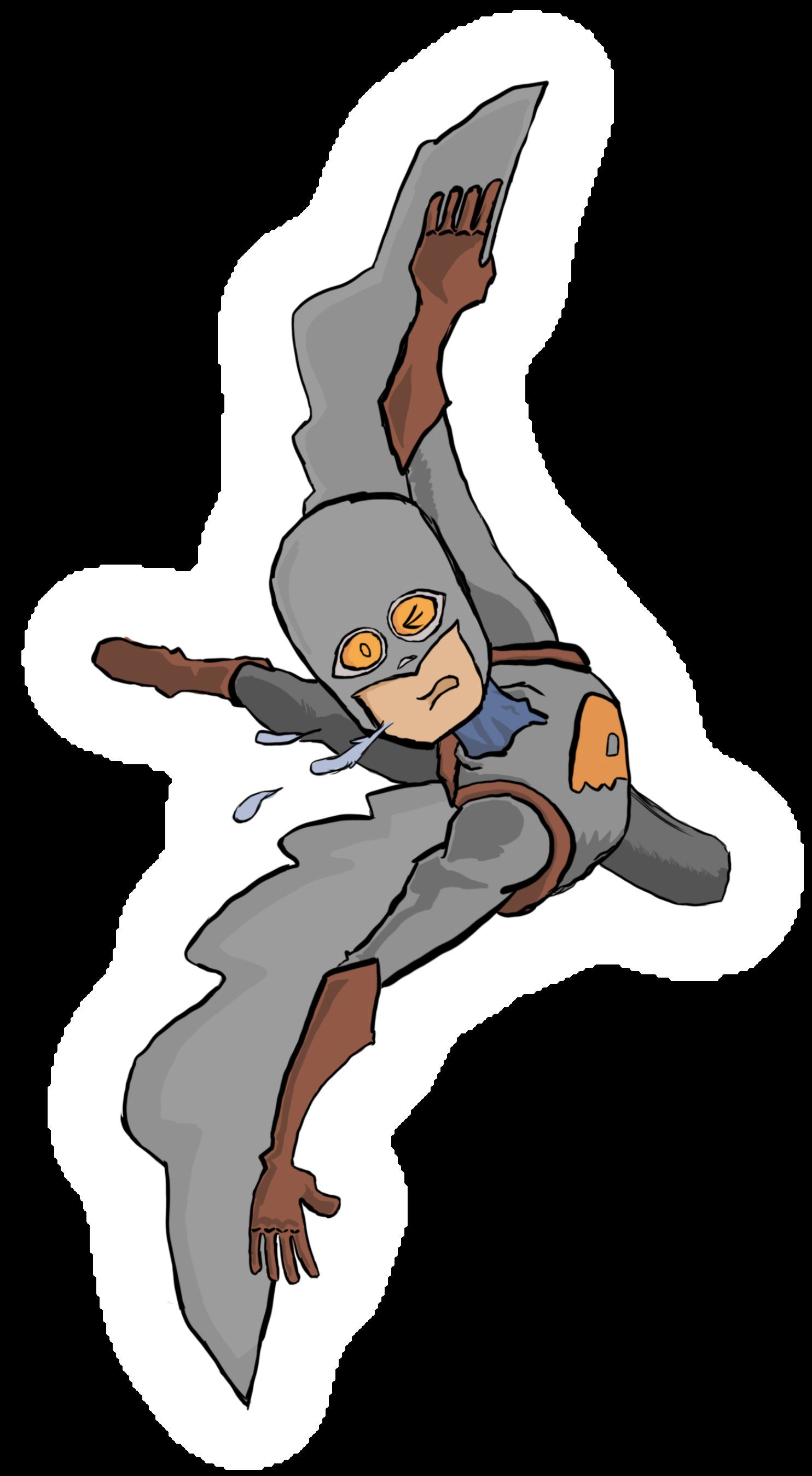 The Pigeon OC Superhero Sticker (waterproof Vinyl for Laptops, Comics ...