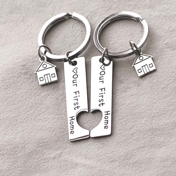 Home Keychain - Etsy