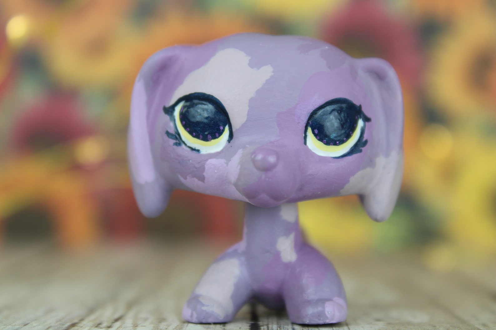 LPS Purple Dachshund Custom - Etsy