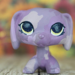 LPS Purple Dachshund Custom - Etsy