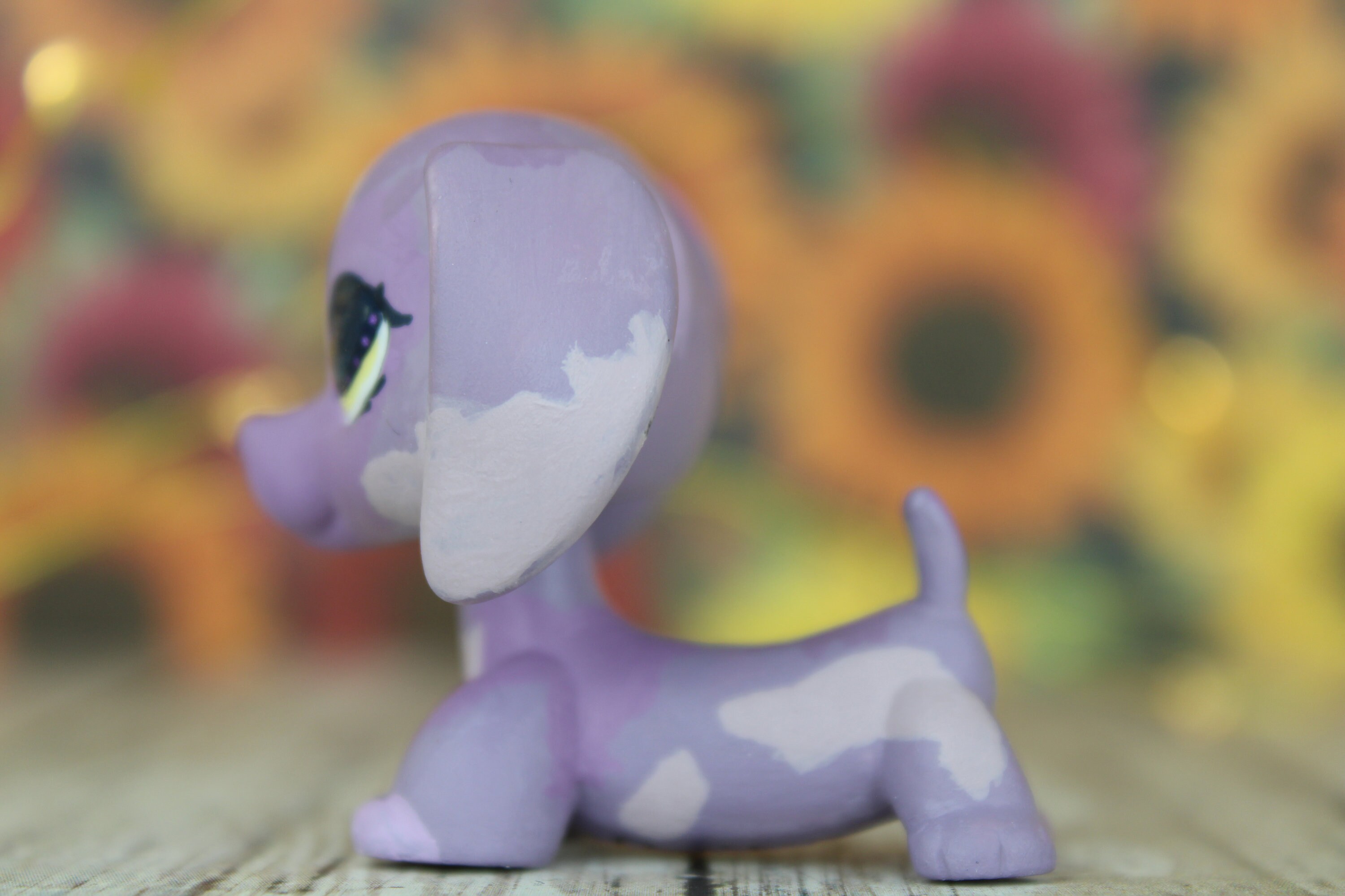 LPS Purple Dachshund Custom - Etsy