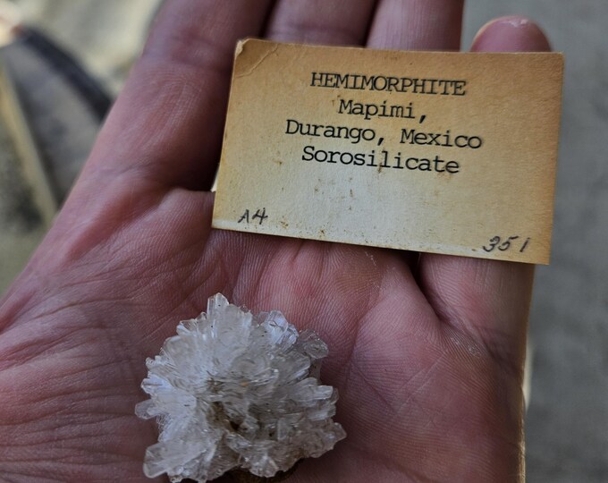 Old Stock Hemimorphite, Mapimí, Durango, Mexico - Etsy