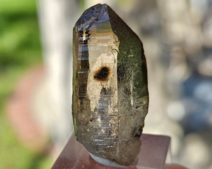 Crazy Gem Smoky Quartz With Dark Included Dot Beehive 1 Pegmatite ...
