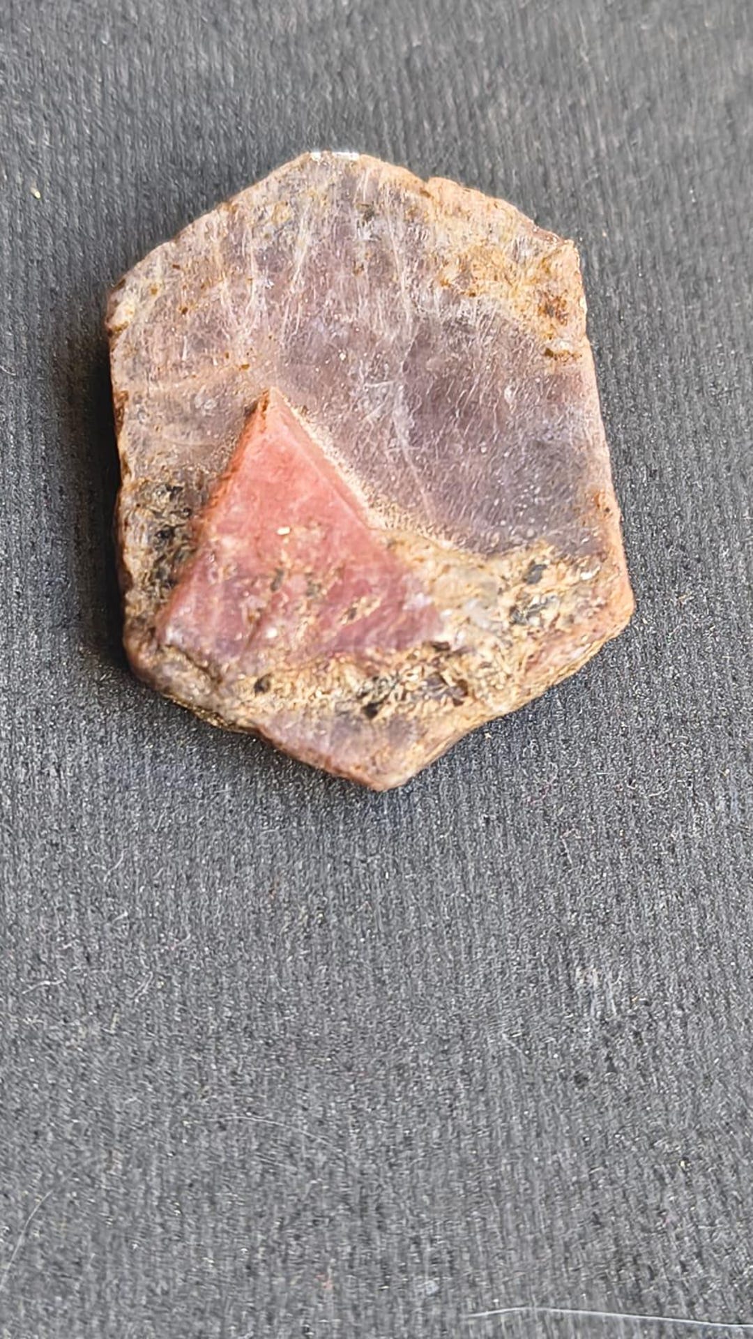 Ruby Record Keeper Crystal: Sacred Hexagon Corundum, 77 Carat - Etsy