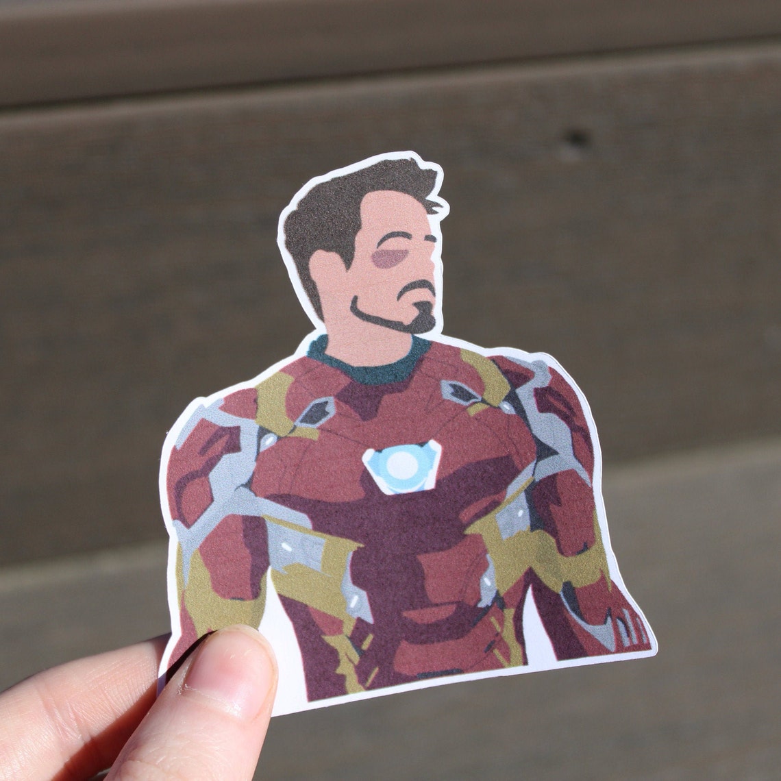 Iron Man Sticker Tony Stark Sticker | Etsy