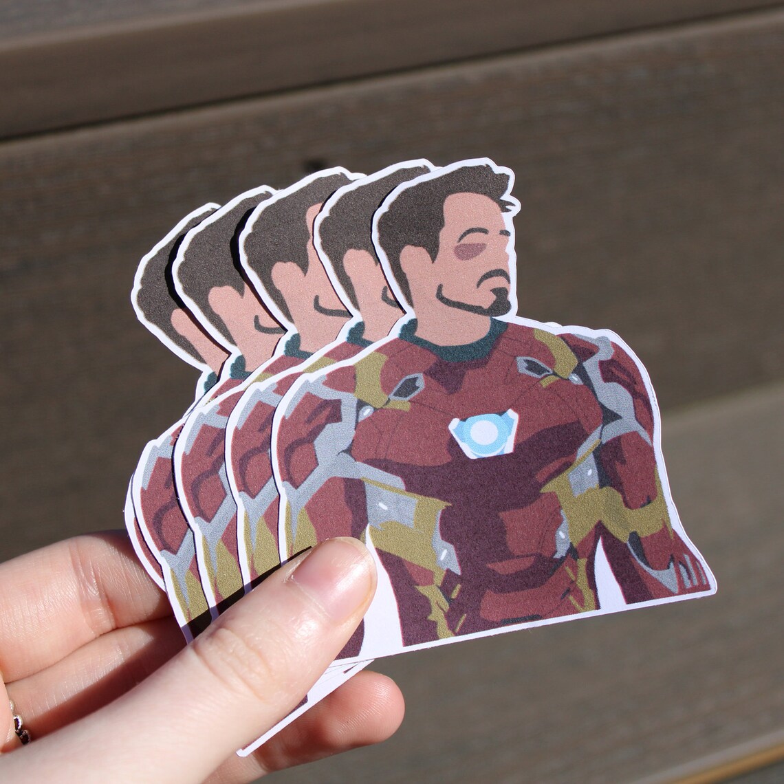 Iron Man Sticker Tony Stark Sticker | Etsy