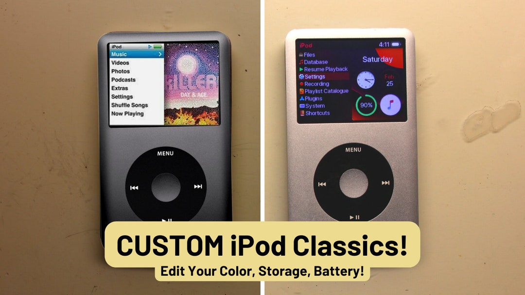 Custom Ipod Classic 6th/7th Generation / Iflash Tarkan - Etsy