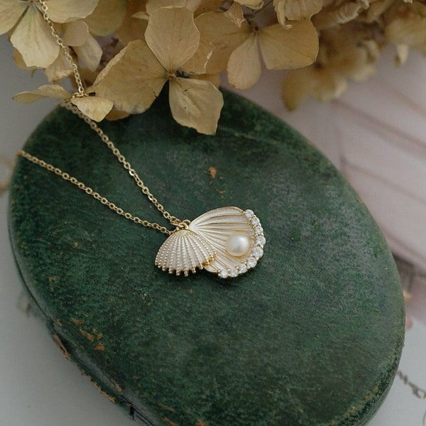 Clam Necklace - Etsy
