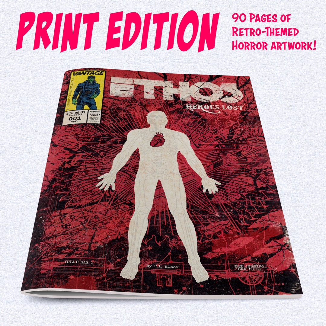 ETHOS: Heroes Lost Issue 1 PRINT Comic Main Edition Horror Comic ...