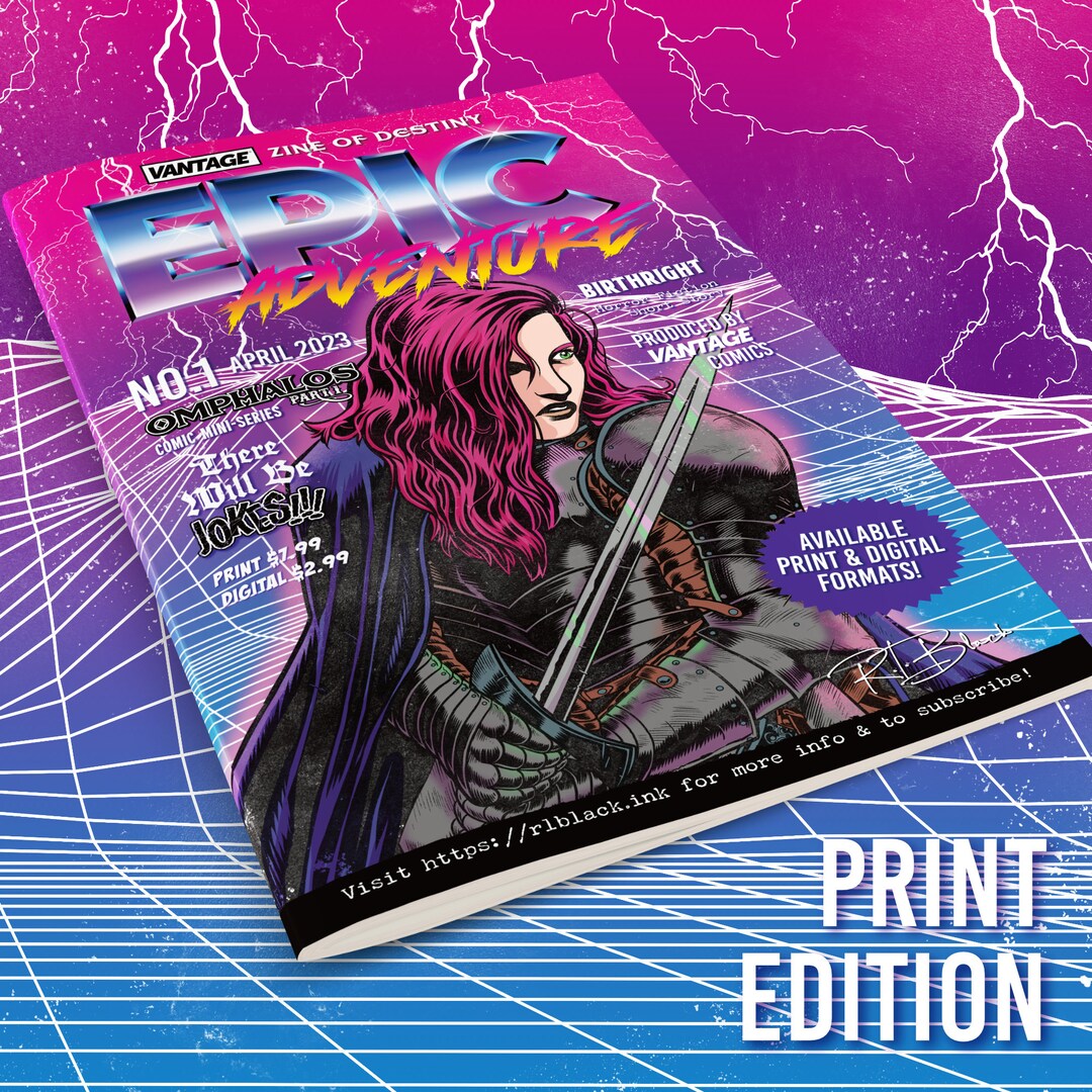 Epic Adventure Zine #1 (print) - Fantasy Comic Book, Cartoons, Prose ...