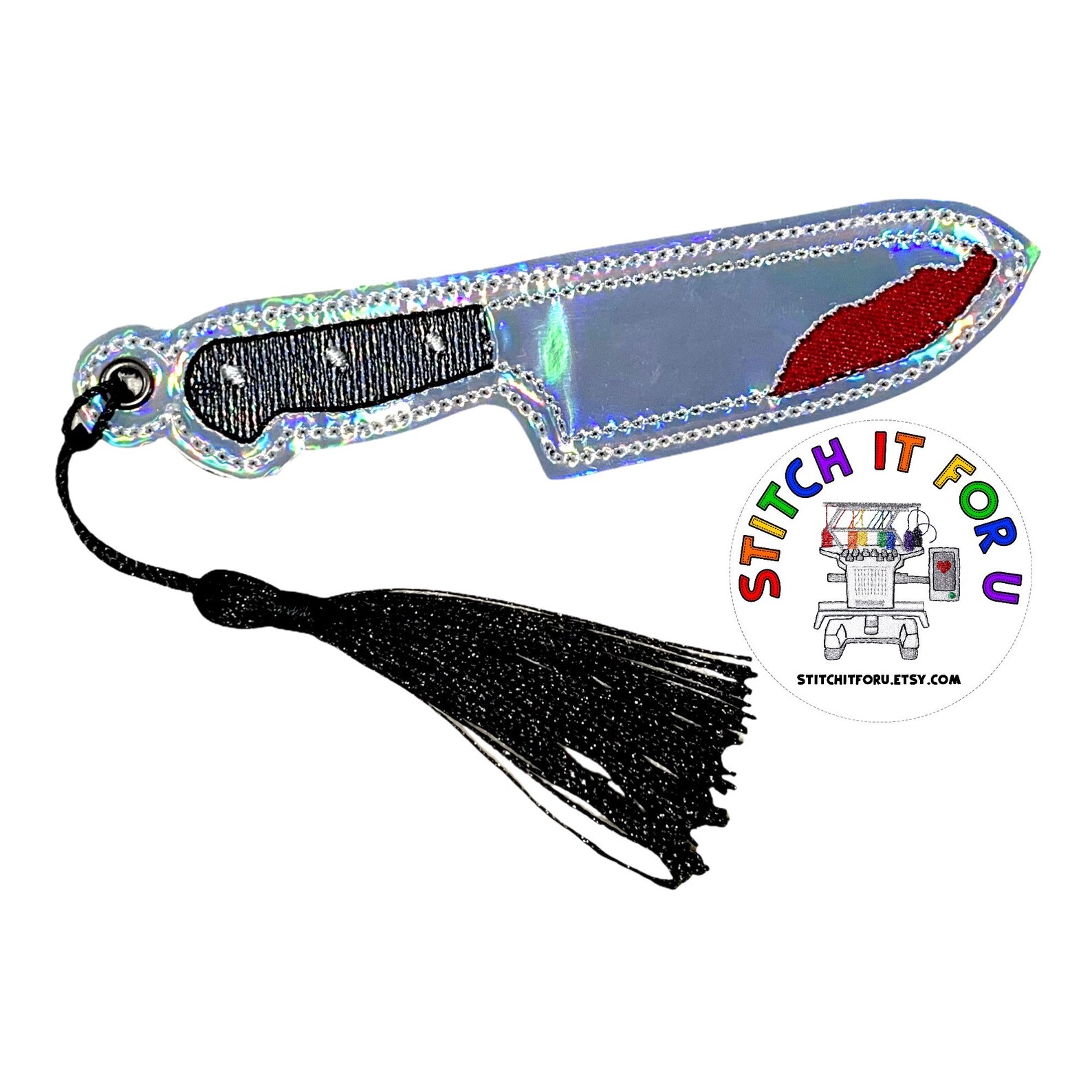 True Crime Buff Murder Mystery Bloody Knife Cleaver Bookmark - Etsy