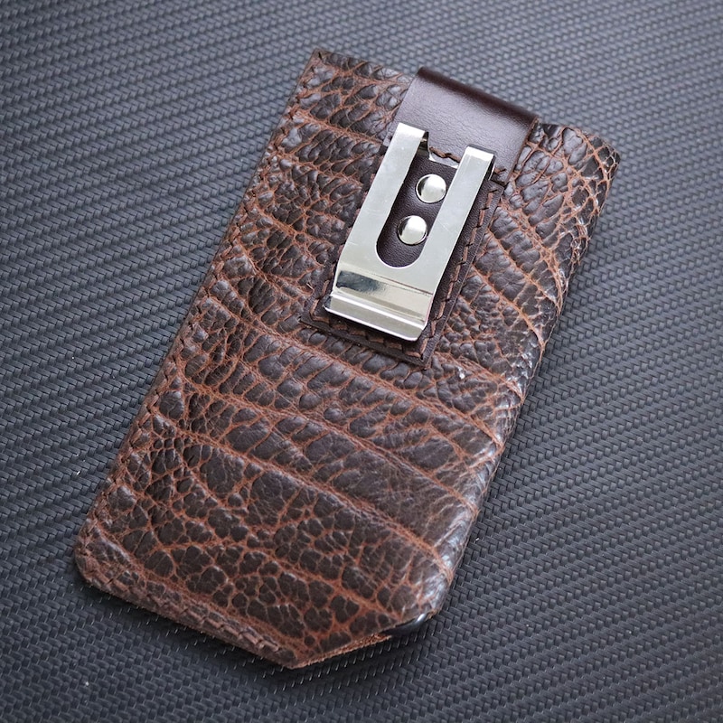 Leather iPhone Belt Case - Etsy
