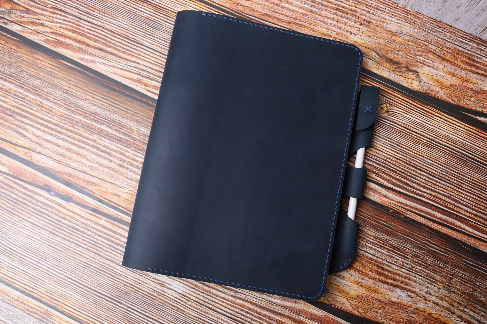 Supernote A5 X2 Manta A6 X2 Nomad Folio Organizer a6 X Case Distressed Leather Blue Pen Slot ...