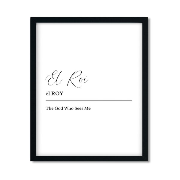 El Roi God Sees Me - Etsy