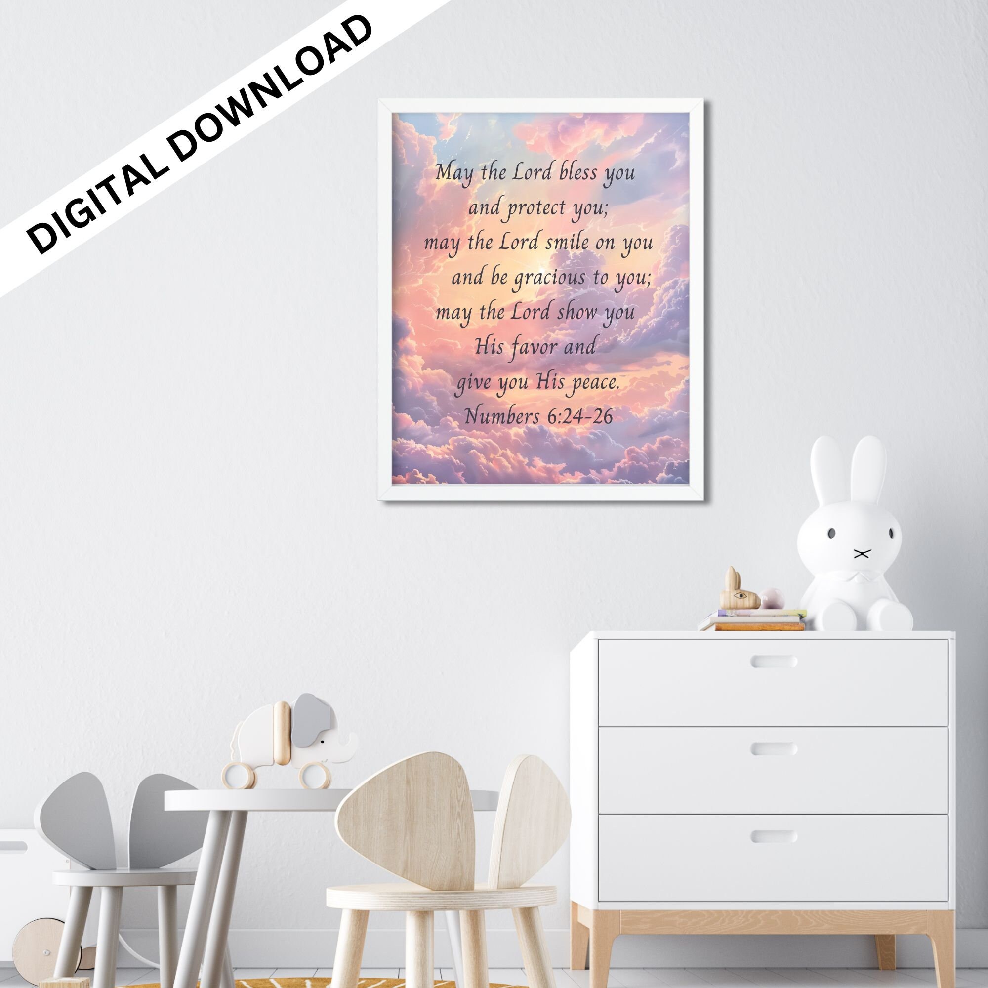 Numbers 6:24-26, NLT, "the Lord Bless You and Protect You..show You His ...