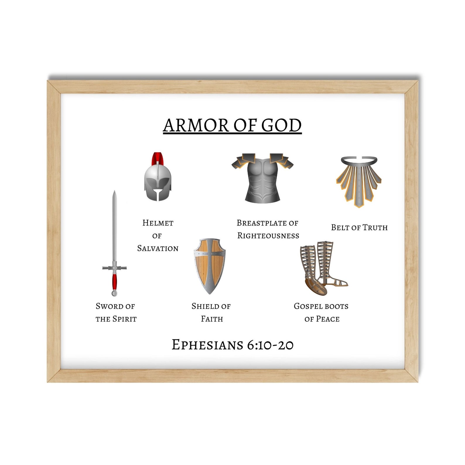 Ephesians 6:10-20 "put on the Whole Armor of God That You May Be Able ...